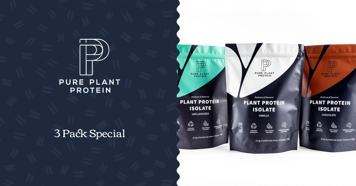 Three Pack Vegan Protein Powder Special | Pure Plant Protein